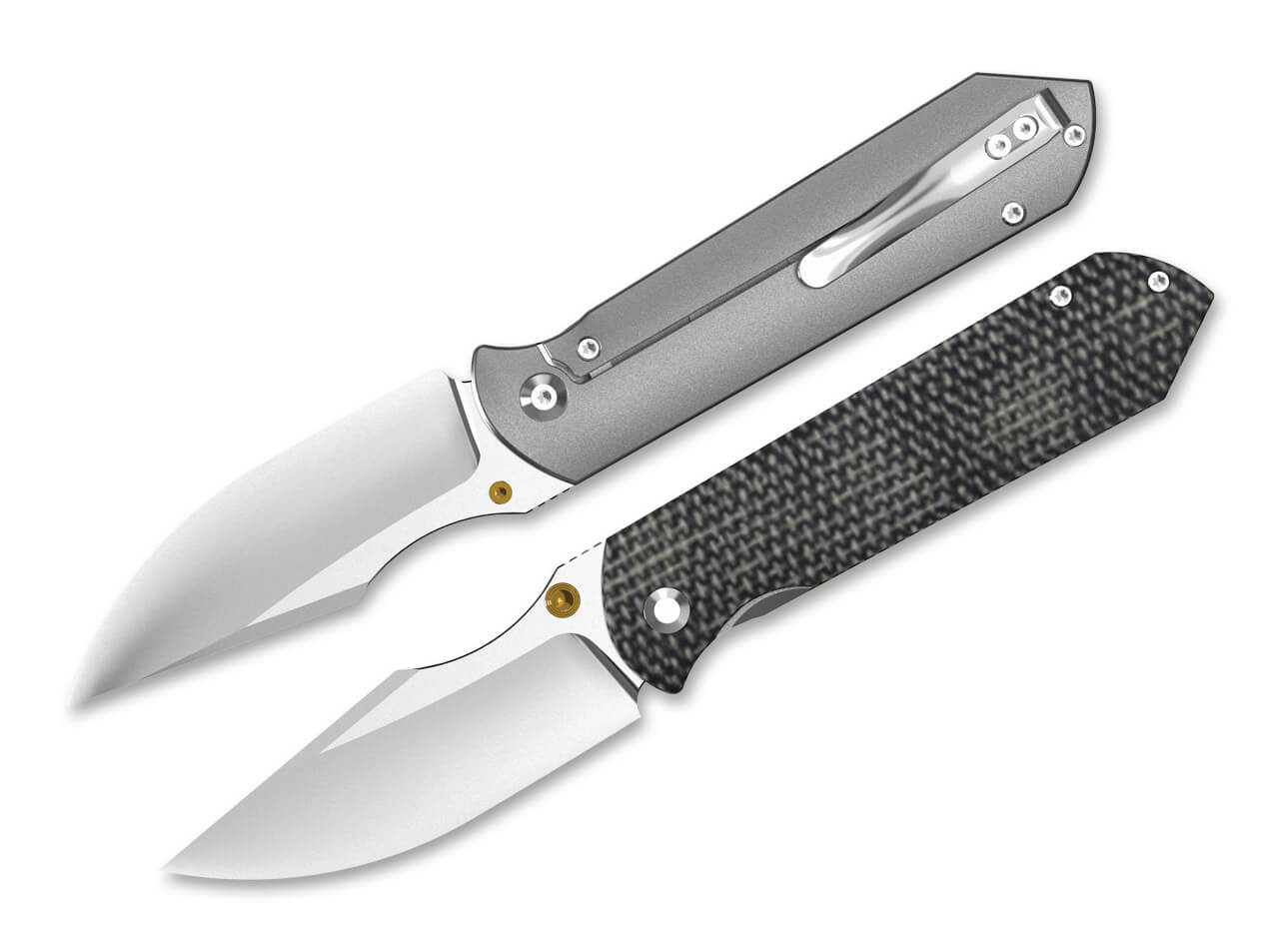 Kizer Harpoon Fold Elmax Ti & Black Norplex UltreX Micarta | Böker Solingen