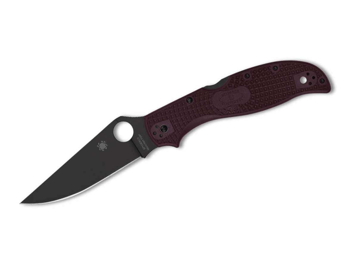 Spyderco Stretch 2 XL Lightweight Micro-Melt PD#1 Black Blade Sprint ...